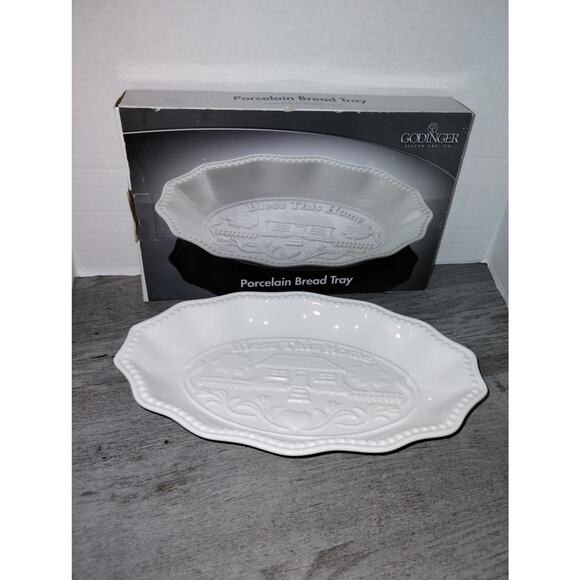 Godinger | Dining | Godinger Porcelain Bread Tray | Poshmark
